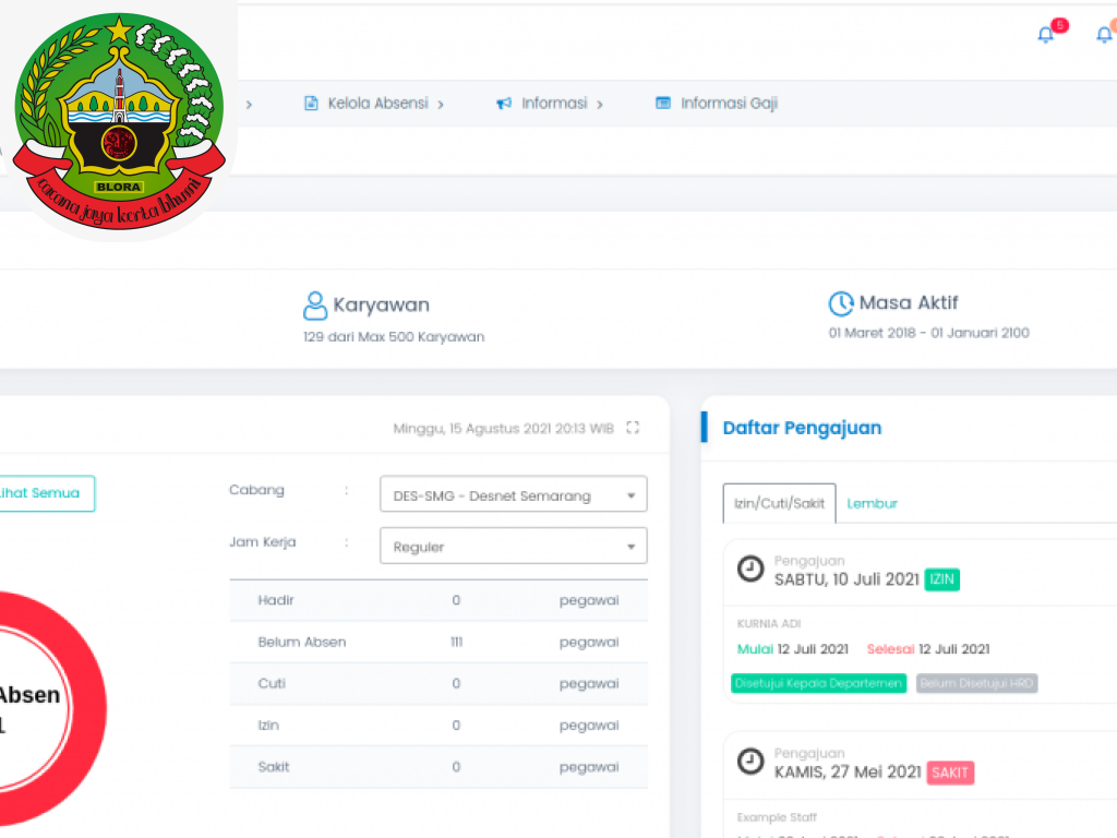 Aplikasi Presensi Online dan Absensi Android – dinustek.com